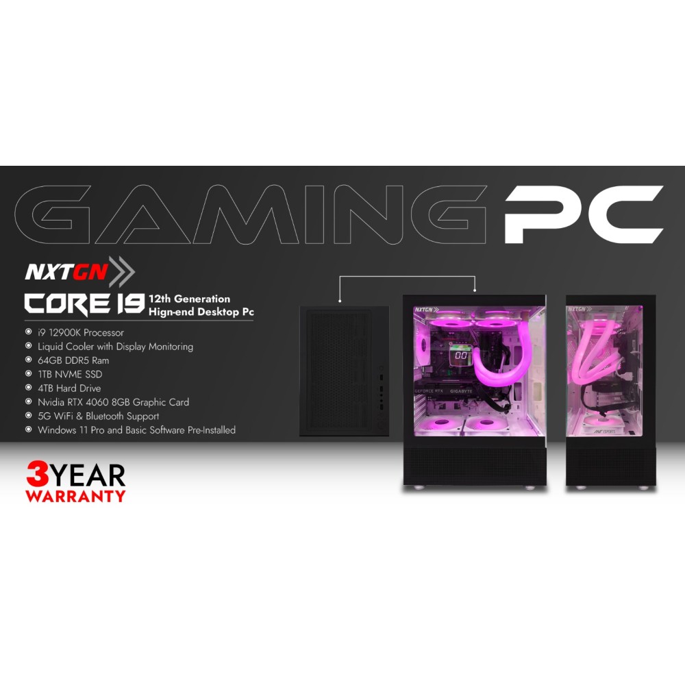 NXTGN Core i9 Gaming/Editing PC
